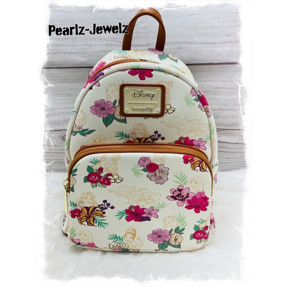 Loungefly | Bags | Loungefly Disney Princess Ariel Aurora Belle ...